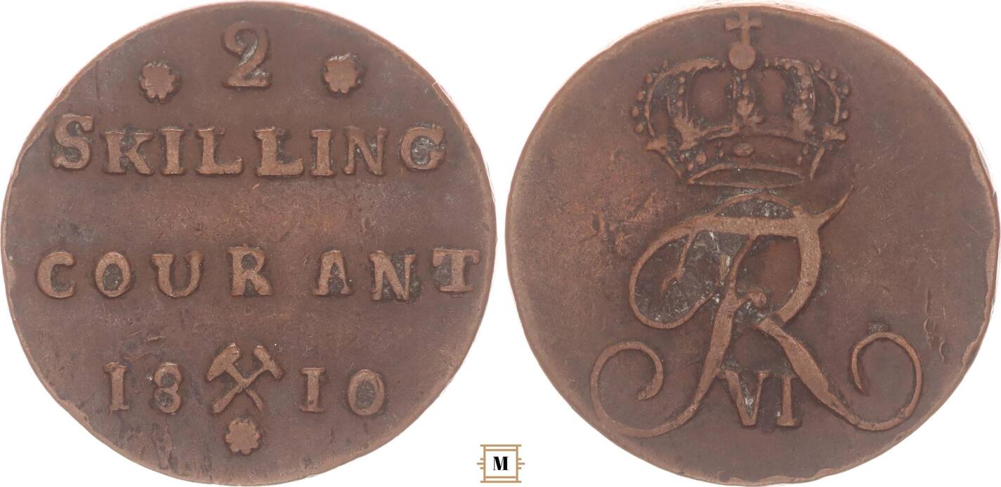 Norway 2 skilling 1810 Frederik VI. VF | MA-Shops