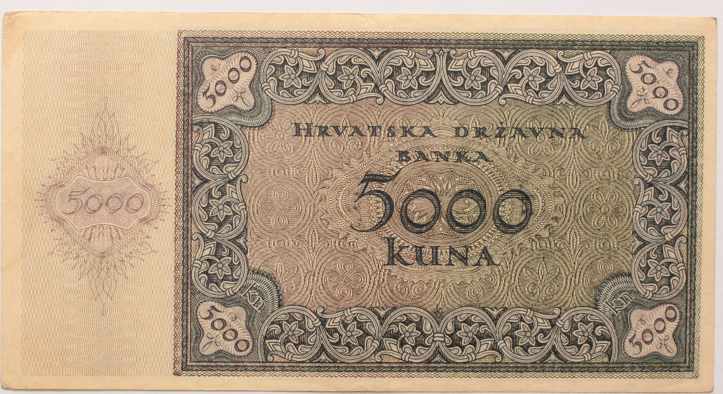 Croatia 5000 kuna 1943 XF | MA-Shops