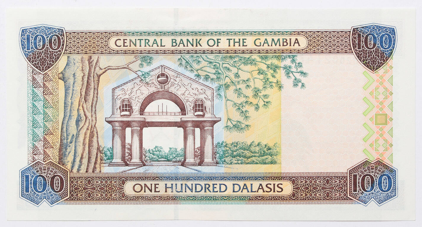 Gambia 100 dalasis /2001-2005/ UNC | MA-Shops