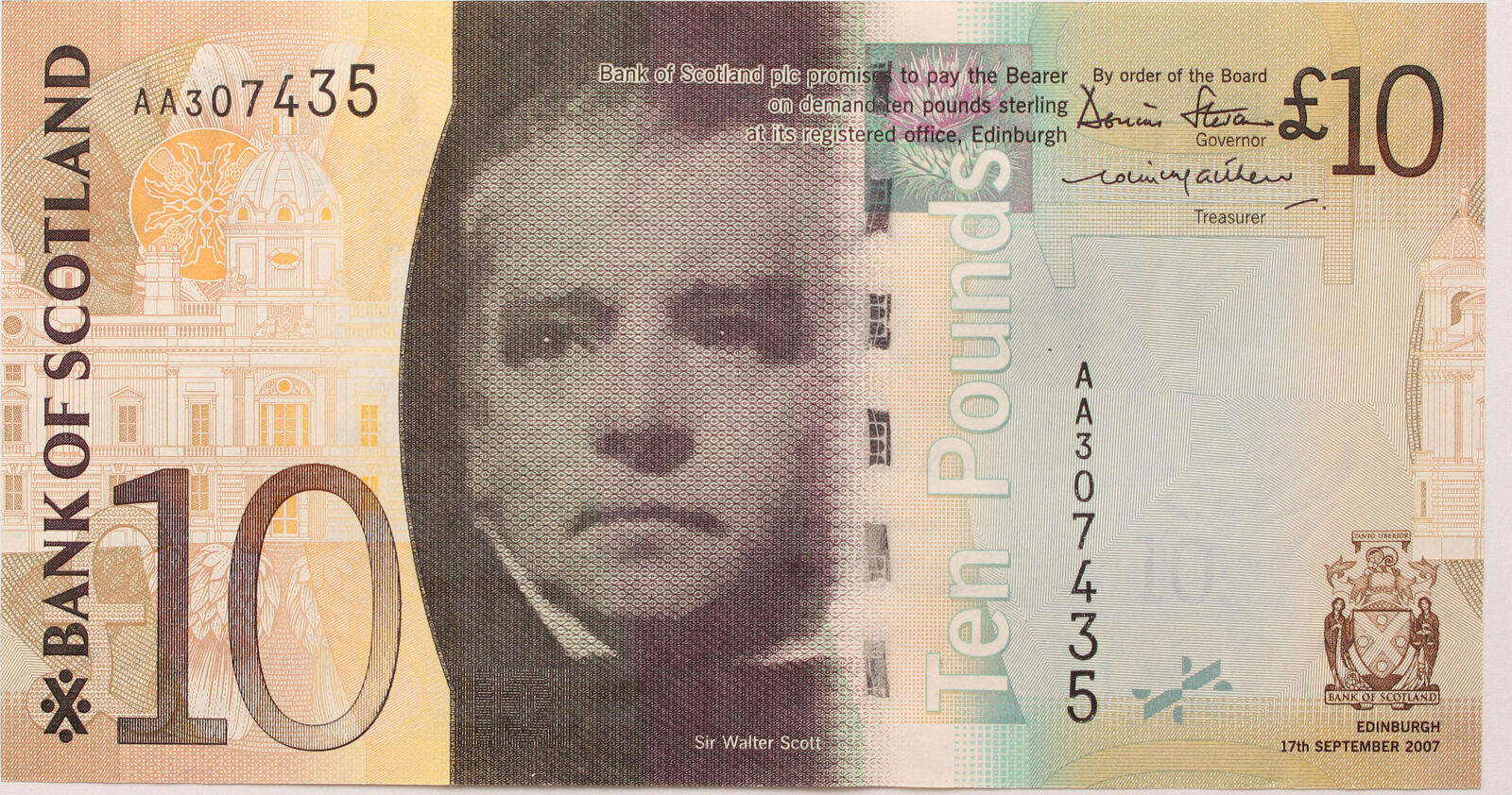 Scotland 10 pounds 2007 UNC | MA-Shops