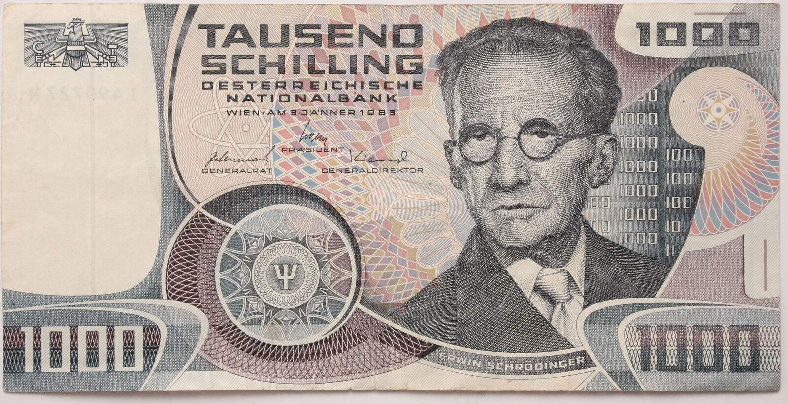 Austria 1000 schilling 1983 F | MA-Shops