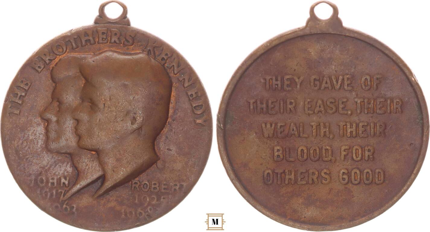 USA kennedy token JFK, The Brothers, They gave us... Their Blood | MA-Shops