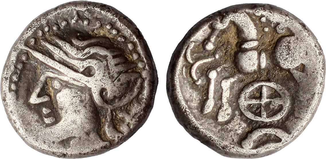 Celtic-Gaul AR quinar BC 1st. cent. Aedui/Lingons | MA-Shops