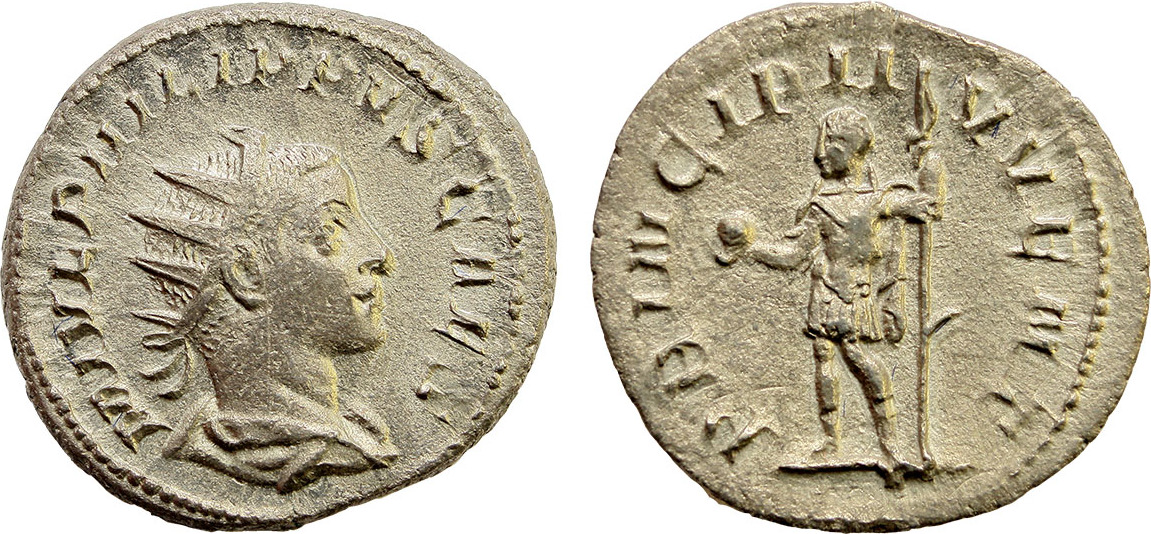 Roman Empire AR Antoninianus 247-249 Philip II., Principi Vvent | MA-Shops