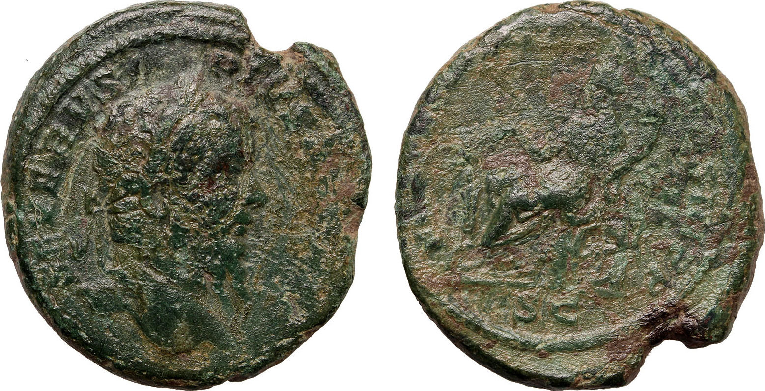 Roman Empire AE As 193-211 Septimus Severus, Fortuna | MA-Shops