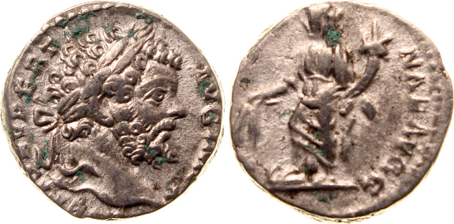 Roman Empire AR Denarius 193-211 Septimius Severus, Rome, Annona ...