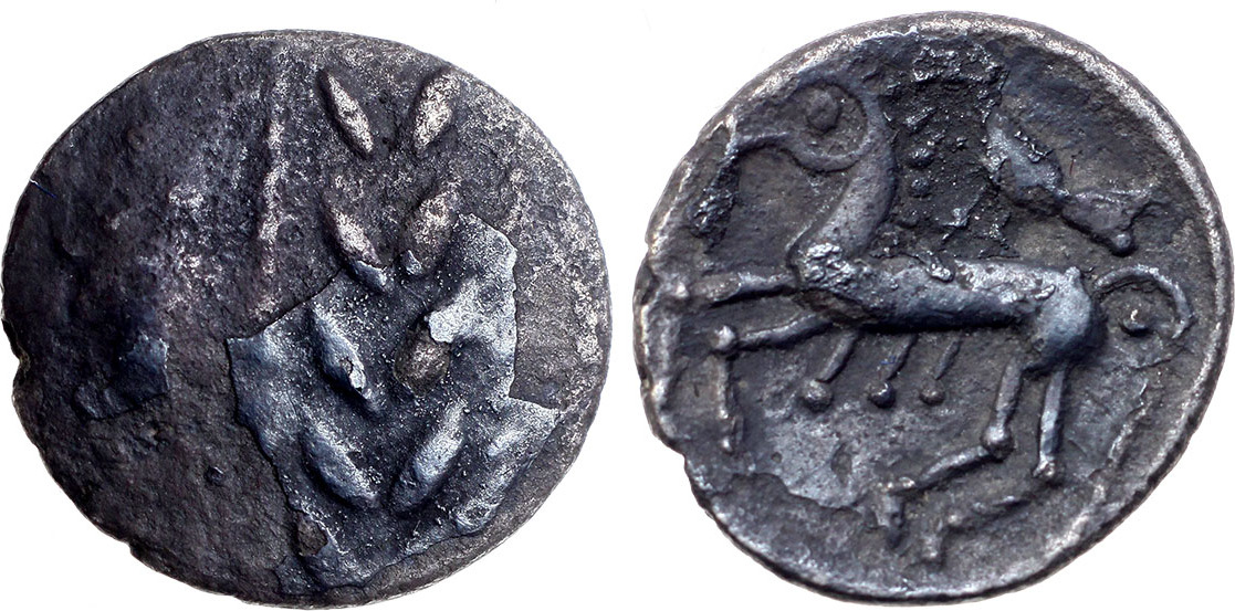 Eastern Europe drachm 1st century BC Celtic, Boii, Simmering type VF ...