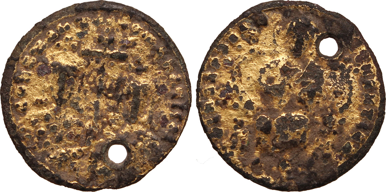 Byzantine Fourrée solidus 913-959 Constantine VII. and Romanus II. | MA-Shops