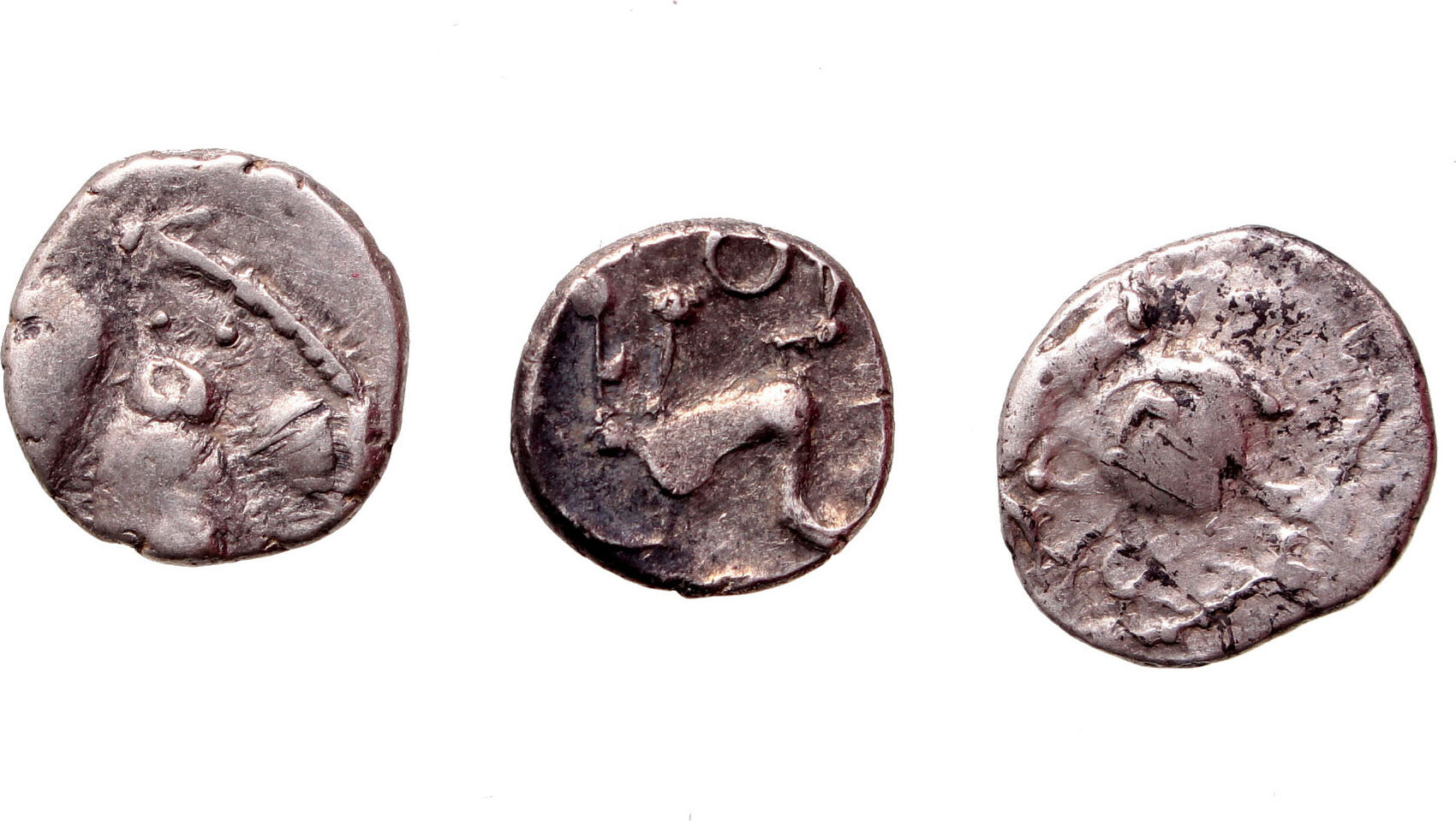 Celtic quinarius c.80-50 BC 3 pcs lot of Gaul Sequani | MA-Shops
