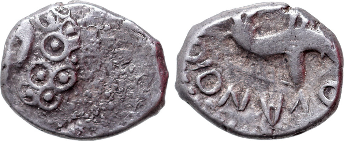 Celtic quinarius c.80-50 BC Gaul sequani | MA-Shops