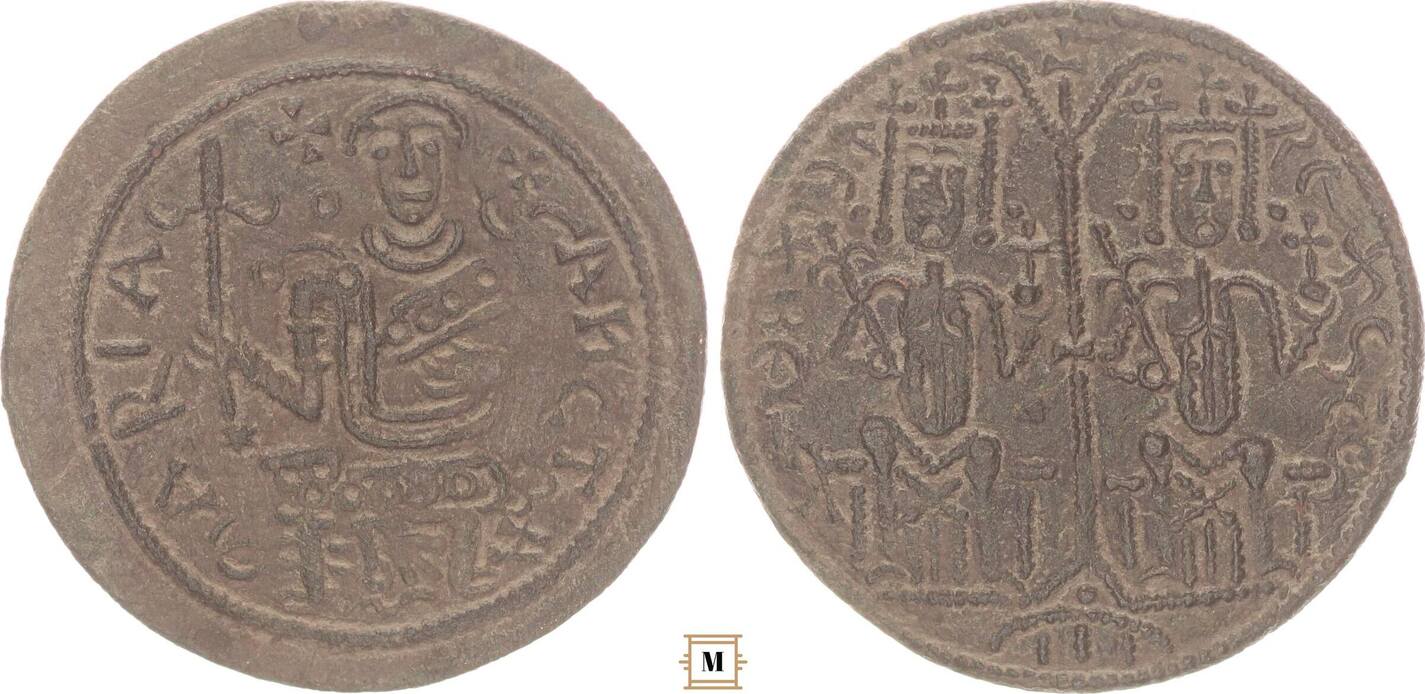 Hungary copper coin 1172-1196 Bela III., flat type | MA-Shops