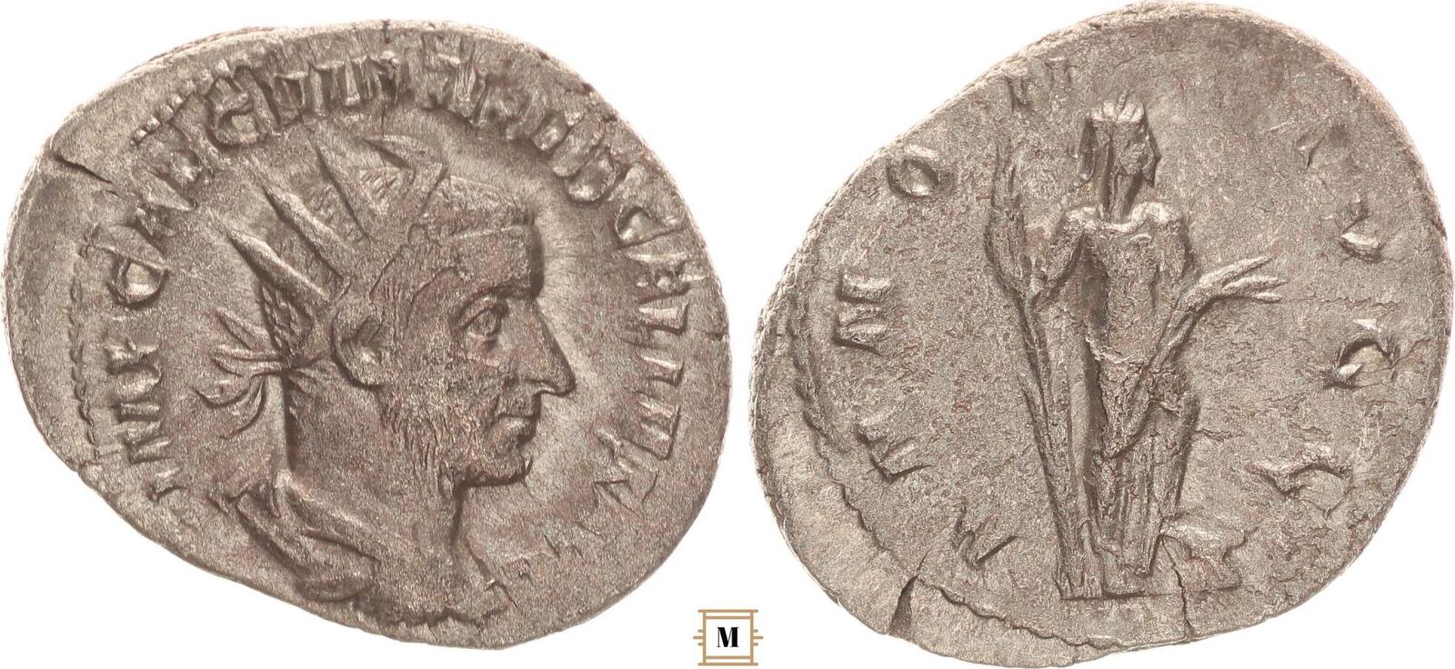 Roman Empire AR Antoninianus 251-253 Trebonianus Gallus, ANNONA AVGG ...