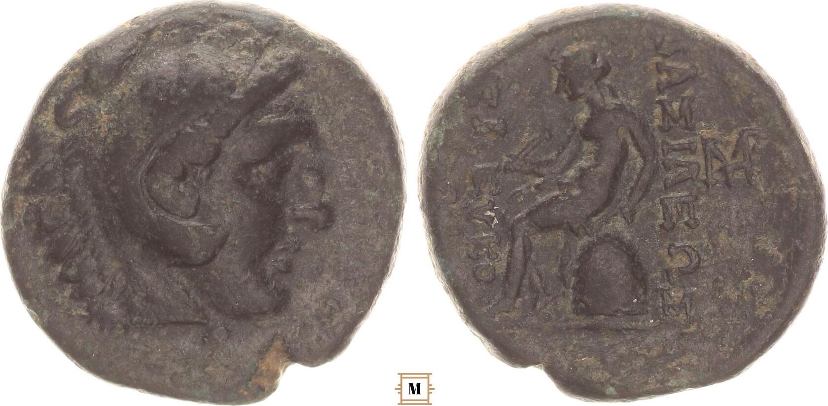 Greek AE 16mm 246-225 BC Seleucid Empire, Seleukos II. Kallinikos, Head ...