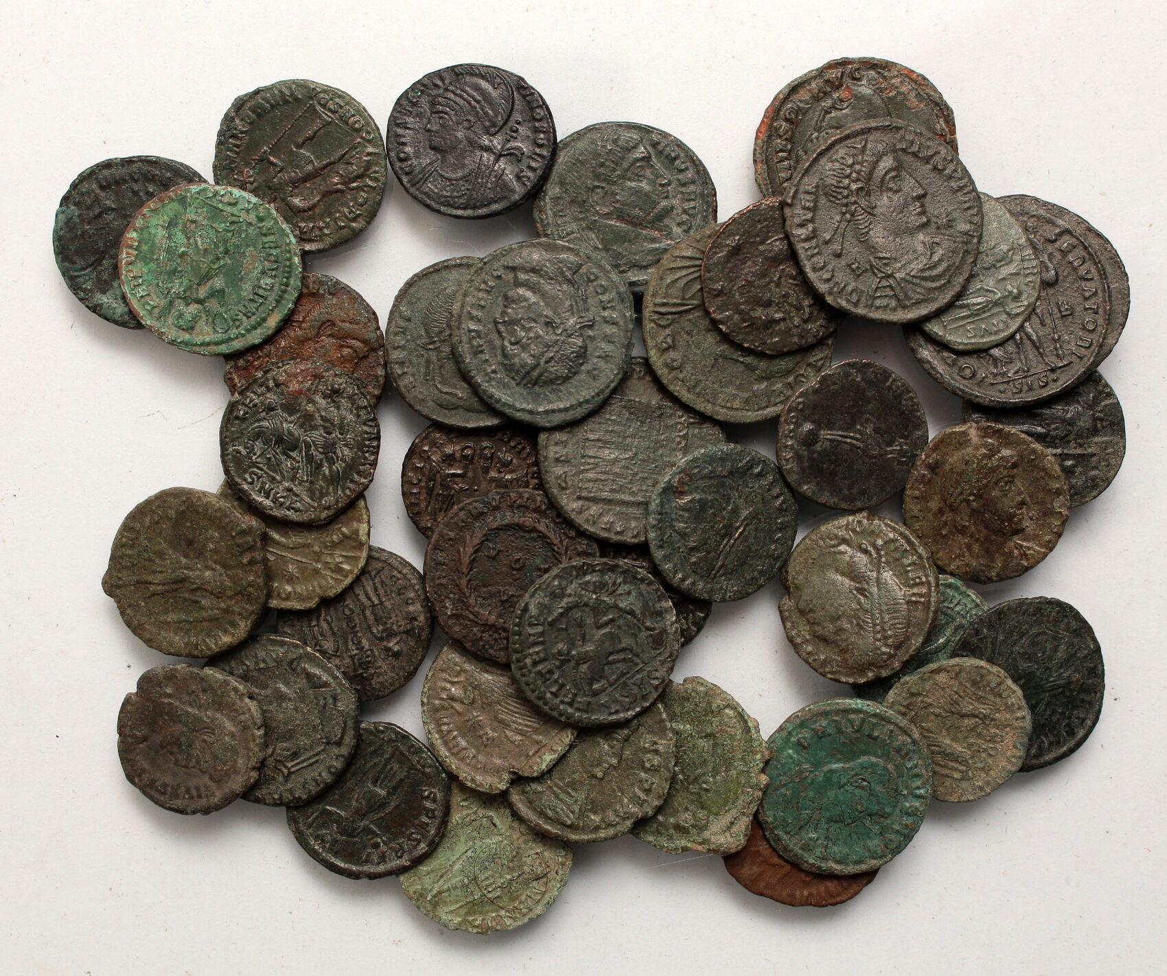 Roman Empire AE follis 4th. cent 40 pcs lot | MA-Shops
