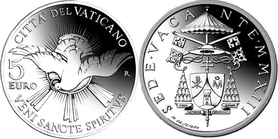 Vatican 5 EUR 2013 Sede Vacante MMXIII pp | MA-Shops