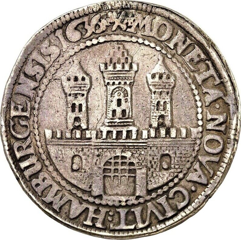 HAMBURG, STADT Taler zu 32 Schilling 1636 Henkelspur, kleine Kratzer, sehr schön | MA-Shops