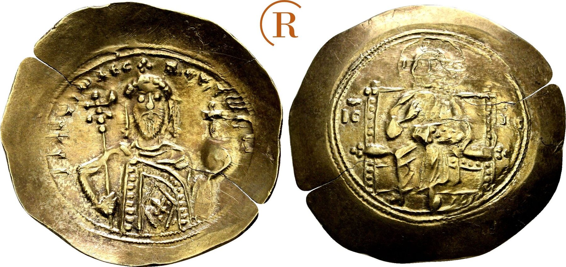 BYZANZ Alexios I. Comneus, 1081-1118 Histamenon Gold. Feiner ...