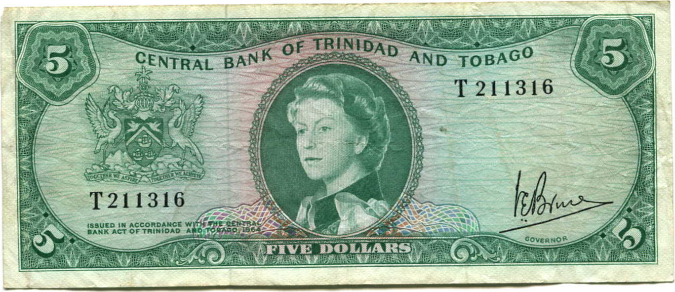 Trinidad & Tobago, 5 Dollars 1964 III | MA-Shops