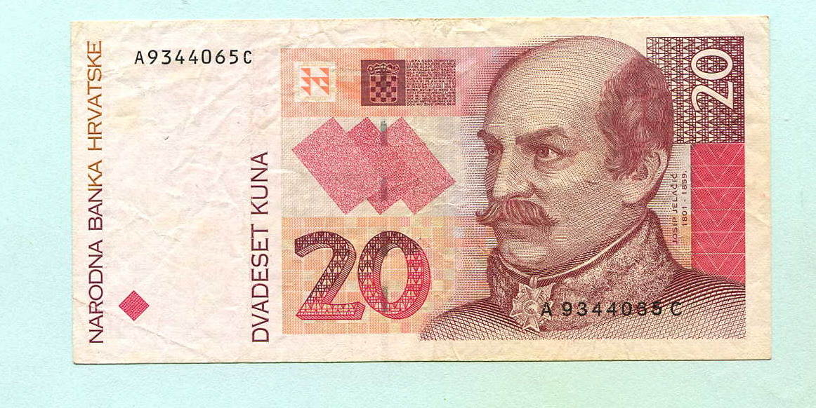 Kroatien, 20 Kuna 1993 III | MA-Shops