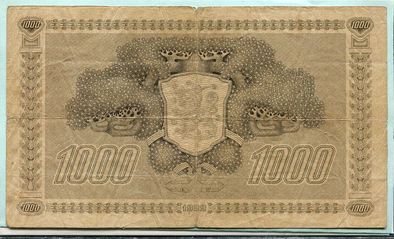 Finnland, 1000 Markkaa 1922 IV | MA-Shops