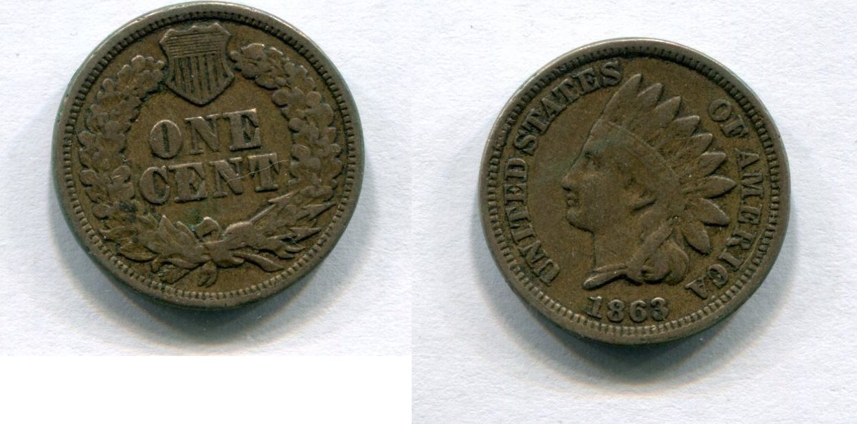 USA 1 Cent 1863 / ss | MA-Shops