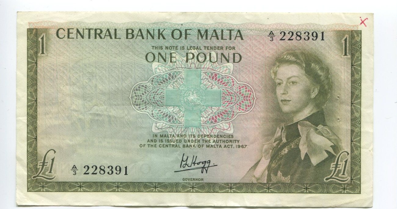 Malta, 1 Pound 1967 III | MA-Shops