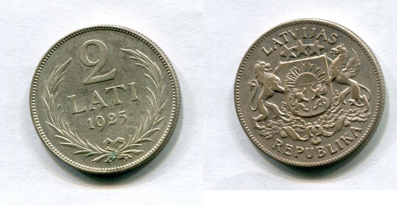 Lettland, 2 Lati 1925 ss/vz | MA-Shops