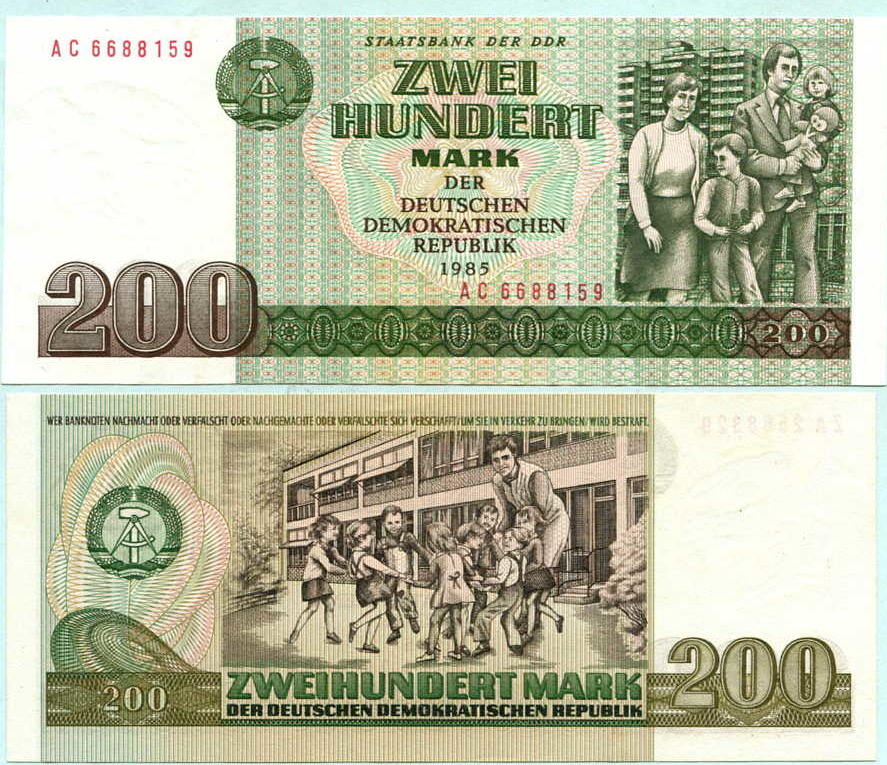 DDR, 200 Mark 1985 I | MA-Shops