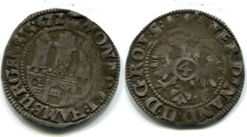 Hamburg, 1/8 Taler zu 4 Schilling 1622 ss | MA-Shops
