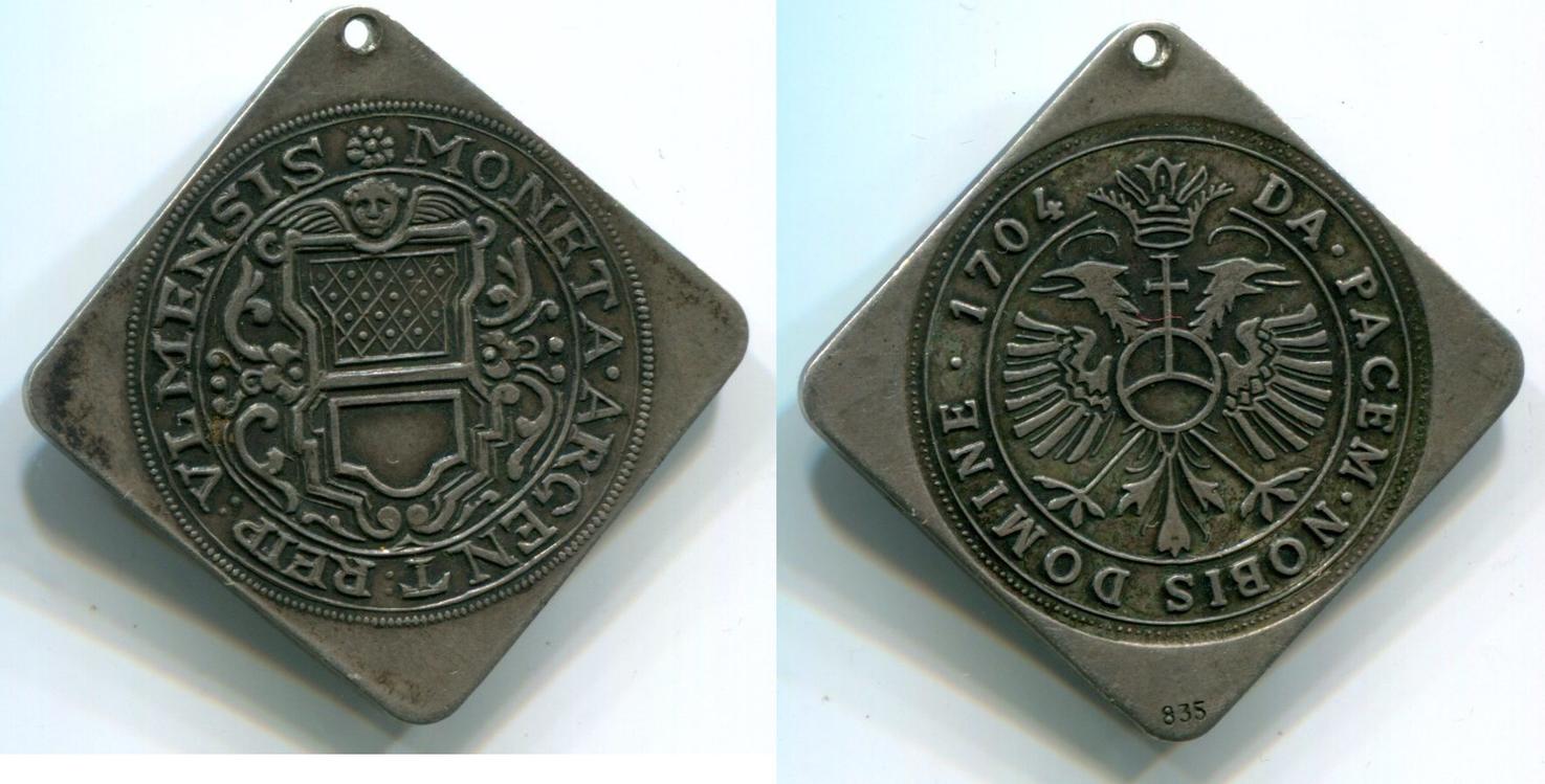 Deutschland Medaille ~ Klippe Ulm ~ vz | MA-Shops