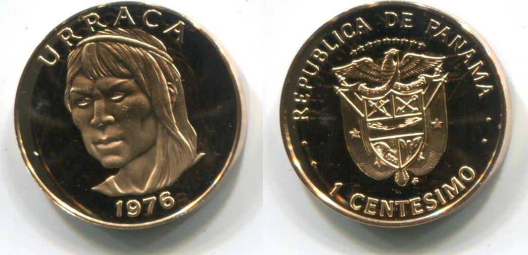 Panama 1 Centesimo 1976 - Urraca - PP | MA-Shops