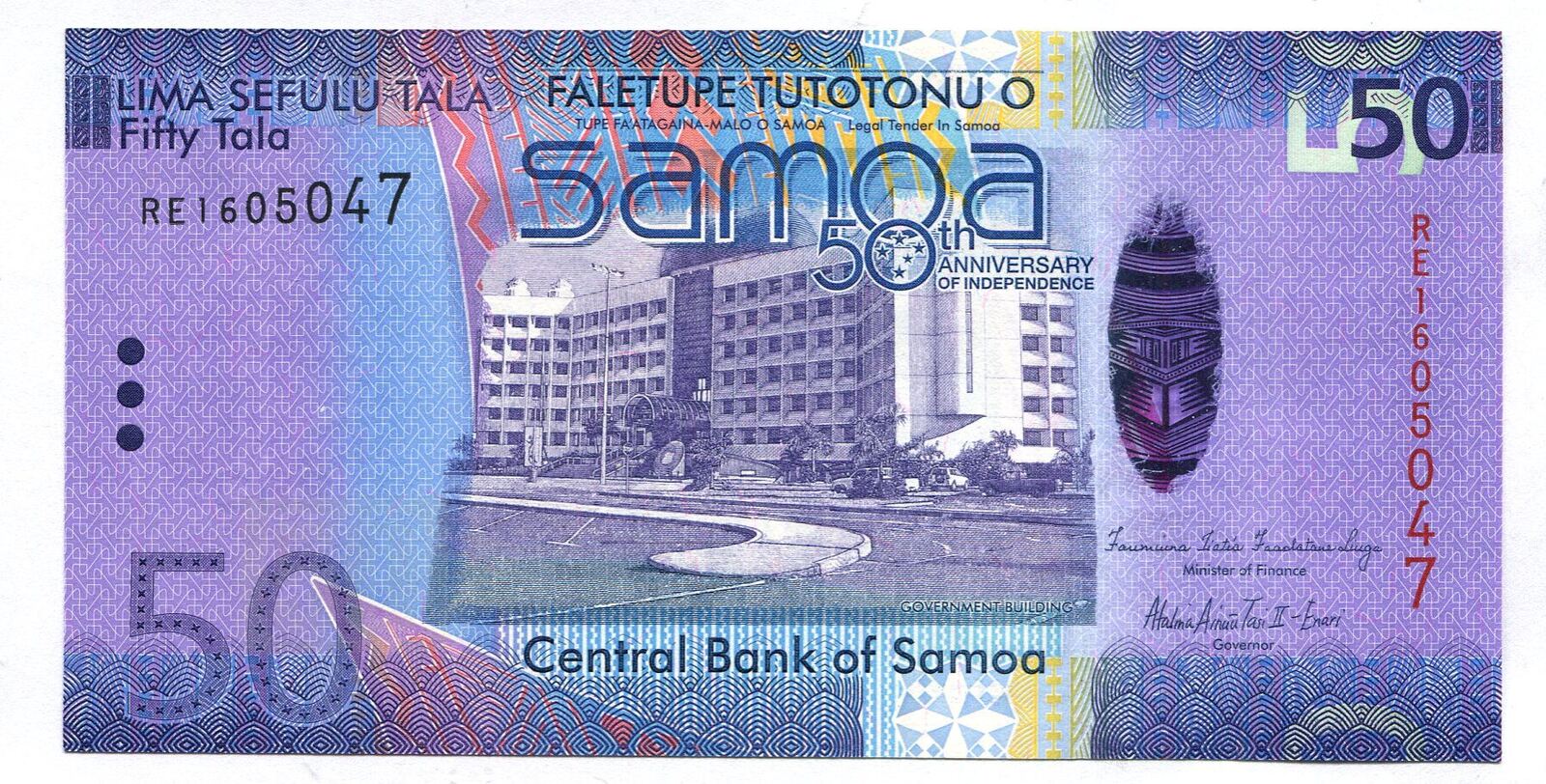 Samoa, 50 Tala (2012) 50 Jahre Unabhängigkeit, I | MA-Shops