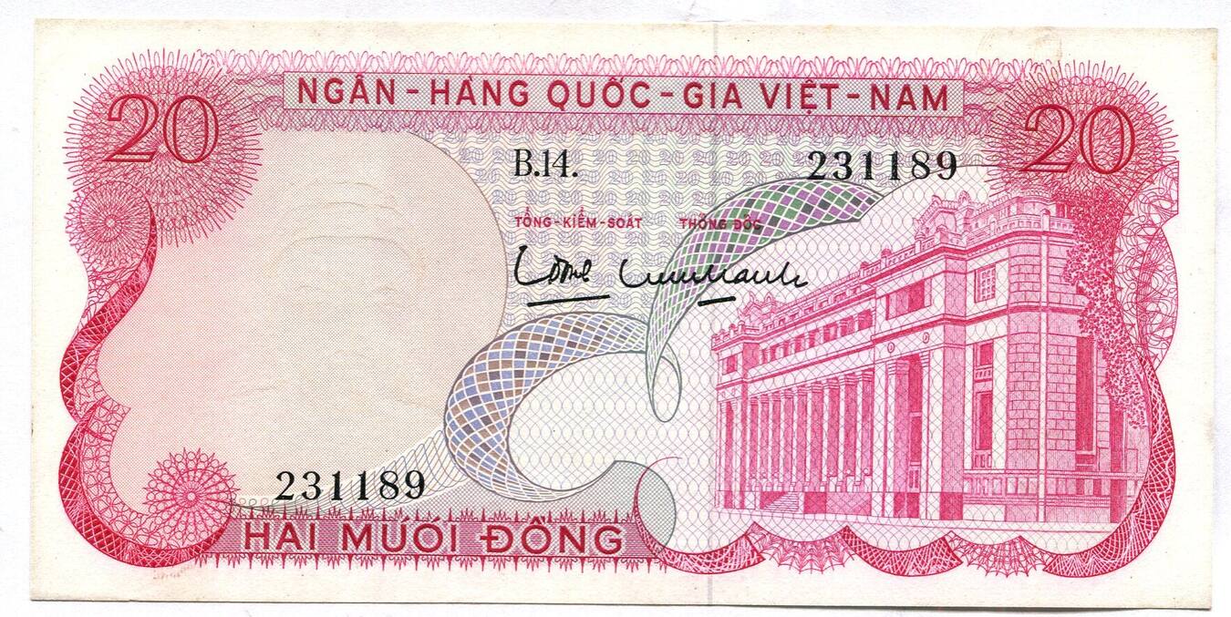 Südvietnam, 20 Dong (1969) I | MA-Shops