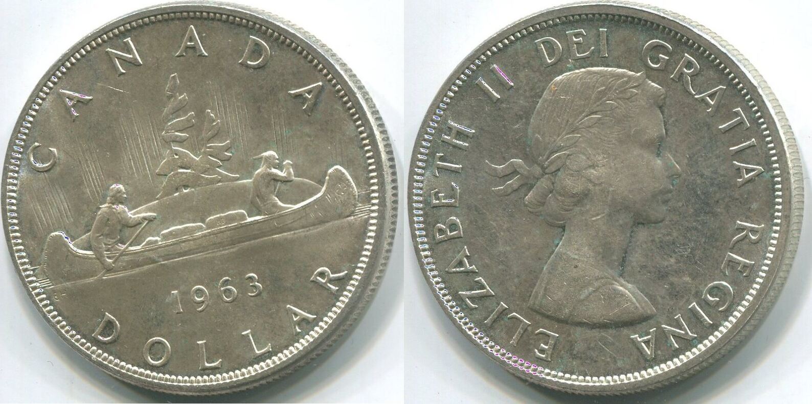 Canada 1 Dollar 1963 ~ Elisabeth II. ~ vz+ | MA-Shops