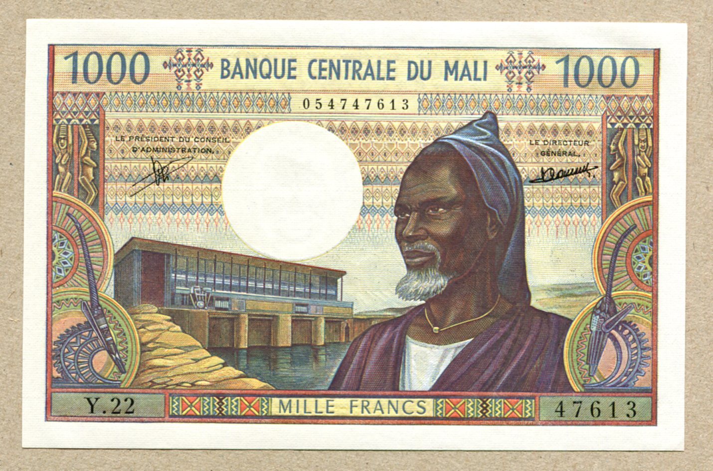 Mali, 1000 Francs (1973-1984) unc | MA-Shops