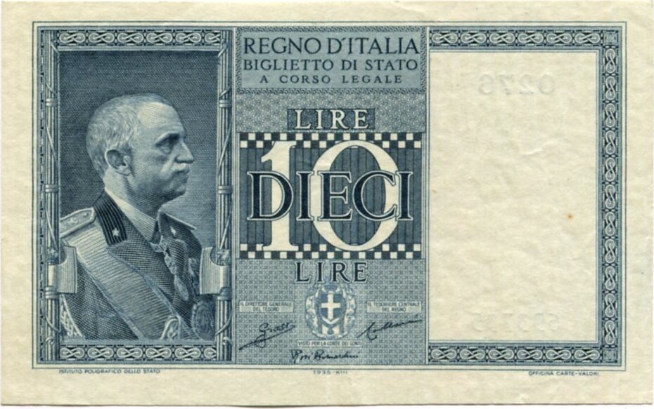 Italien, 10 Lire 1935 II+ | MA-Shops