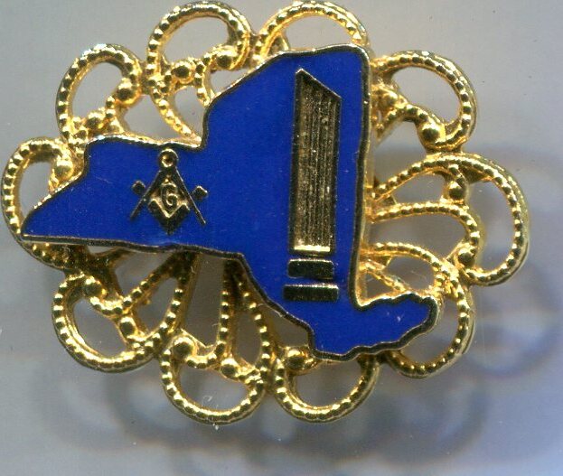 Freimaurer Abzeichen o.J. ~ Logo mit G + Säule ~ neuwertig | MA-Shops