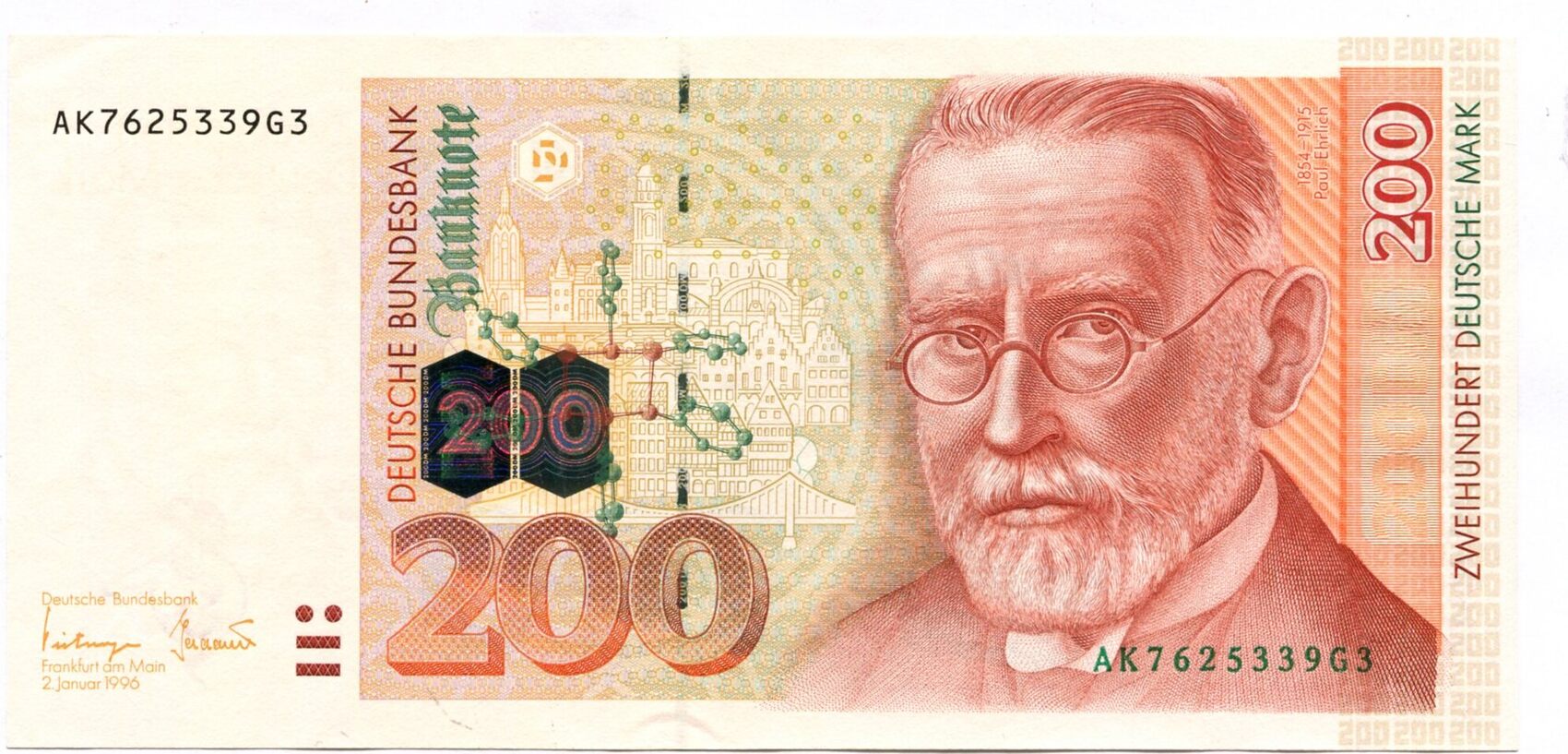 Deutschland, 200 Mark 1996 unz | MA-Shops