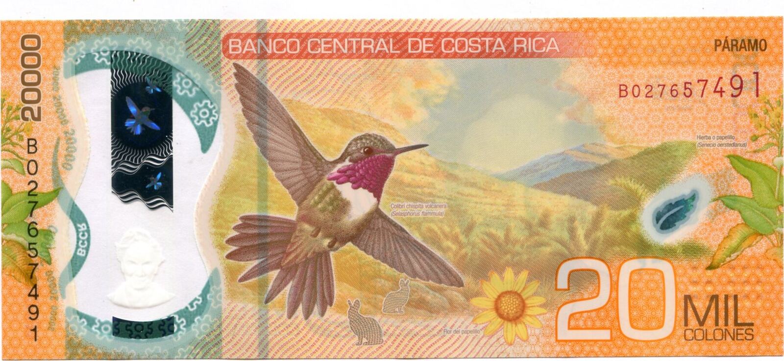 Costa Rica, 20000 Colones 2018(2020) I/Unz. | MA-Shops