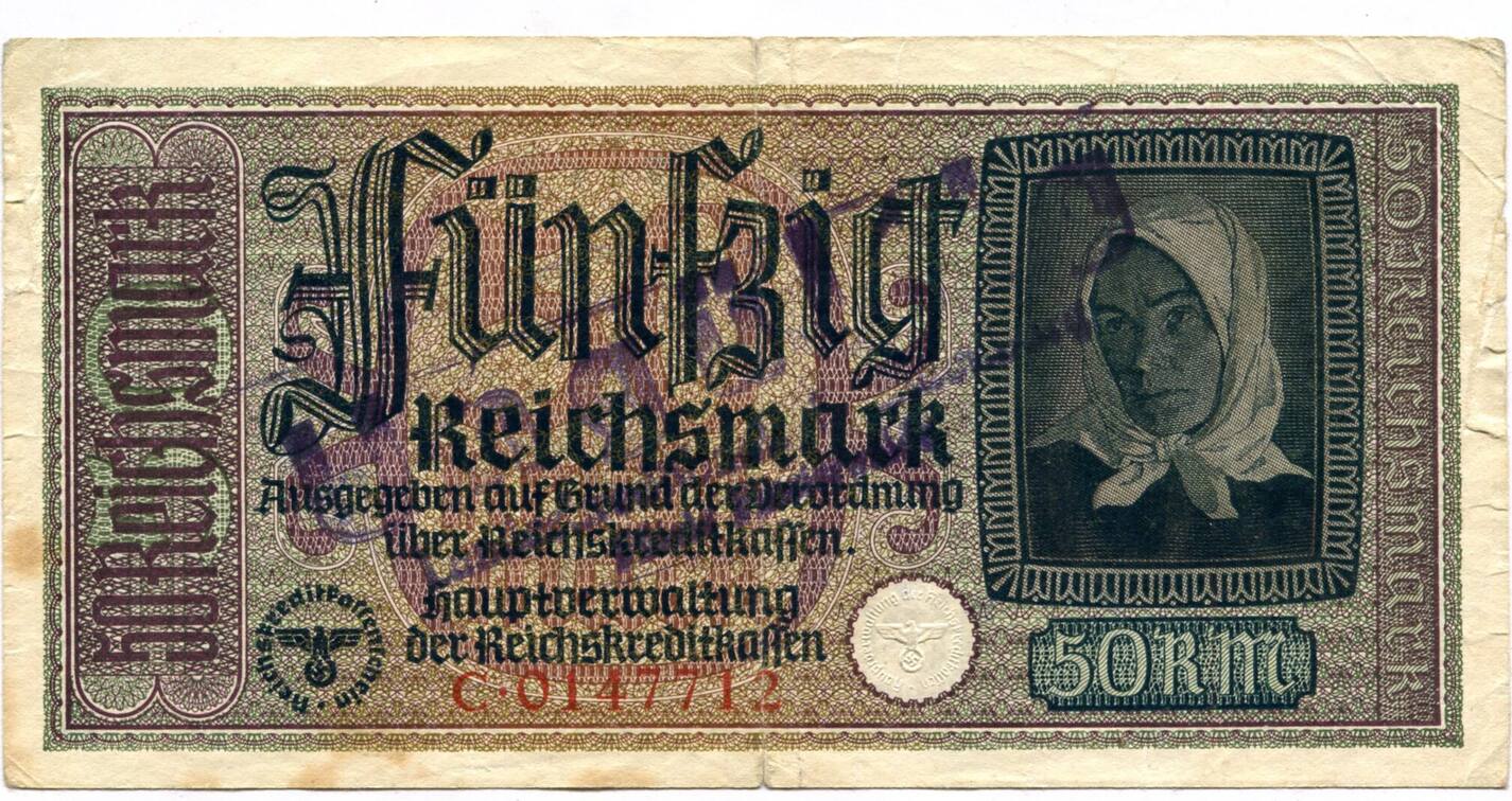 Deutsches Reich, 50 Reichsmark o.D.(1939) III | MA-Shops