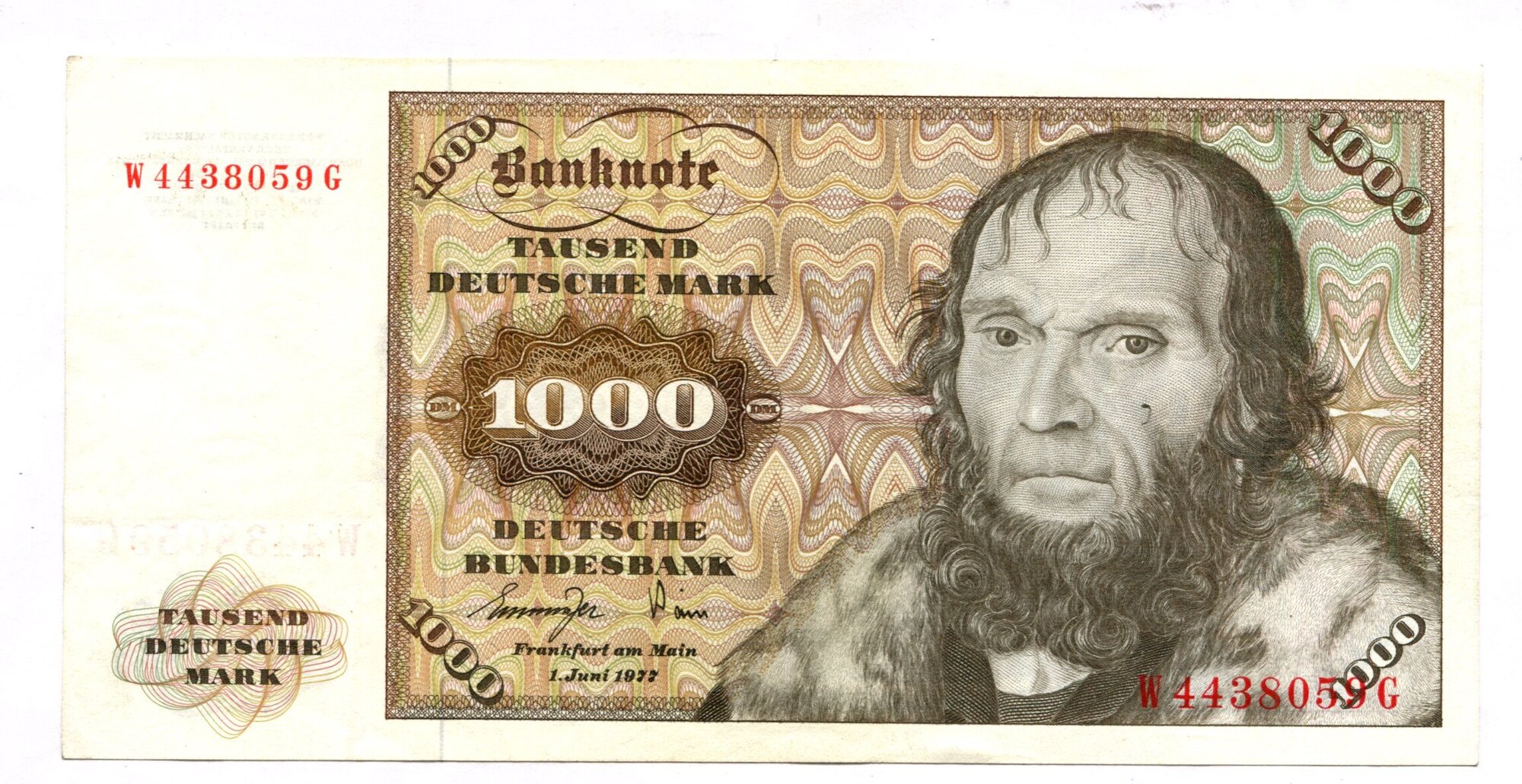 Wer War Auf Dem 1000 Mark Schein