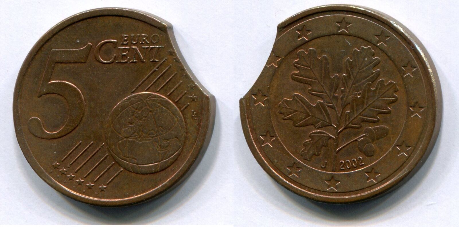 Fehlpragung 5 Cent 2002