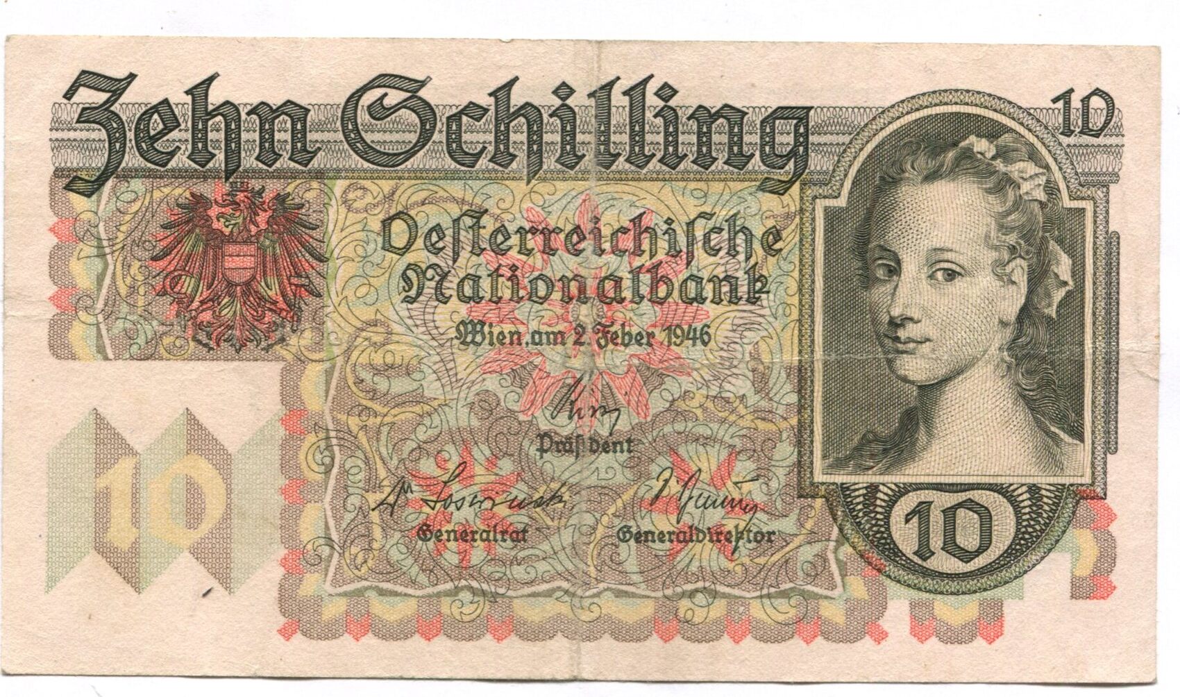 Österreich, 10 Schilling 1946 II | MA-Shops