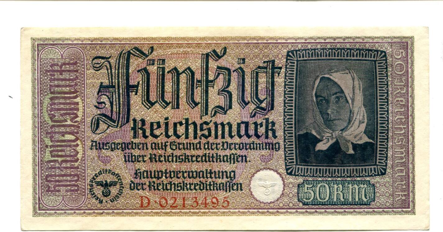 Deutschland 50 Reichsmark o.D. I-/II | MA-Shops