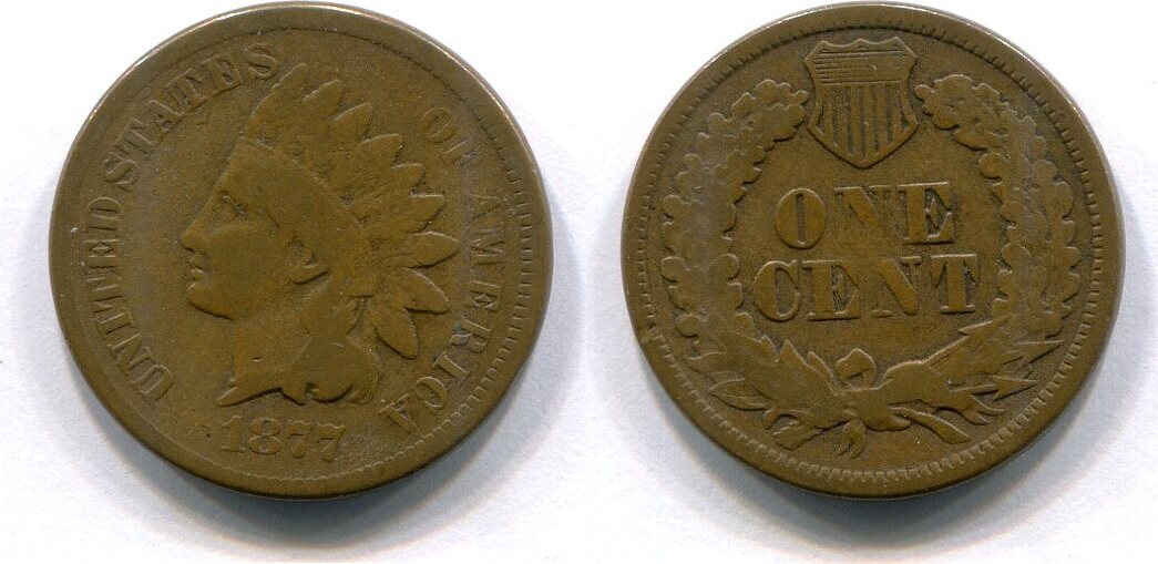 USA, 1 Cent 1877 Indian Cent, fast ss | MA-Shops