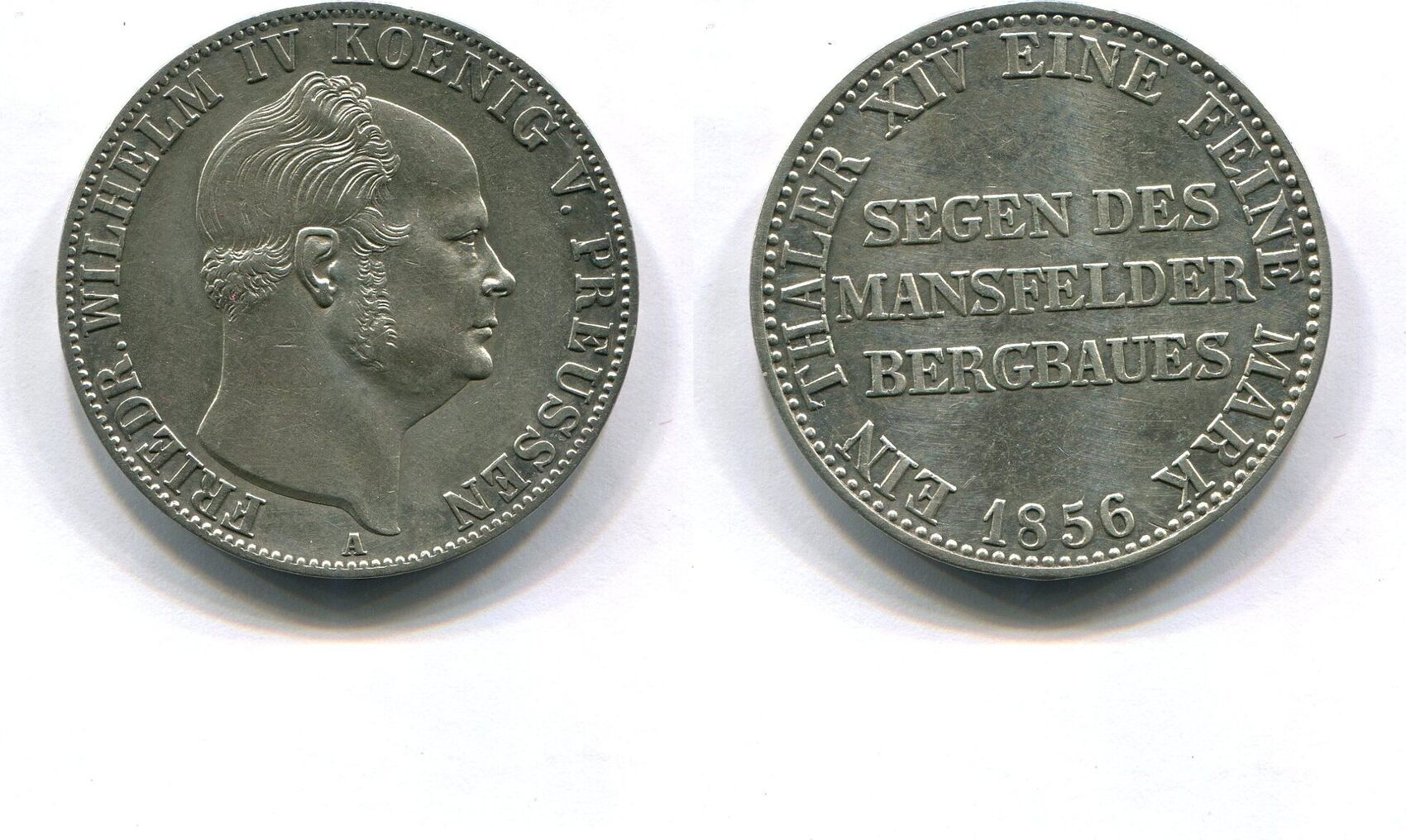 Preussen, Ausbeute-Taler 1856A Friedrich Wilhelm IV. 1840-1861, vz+ | MA-Shops