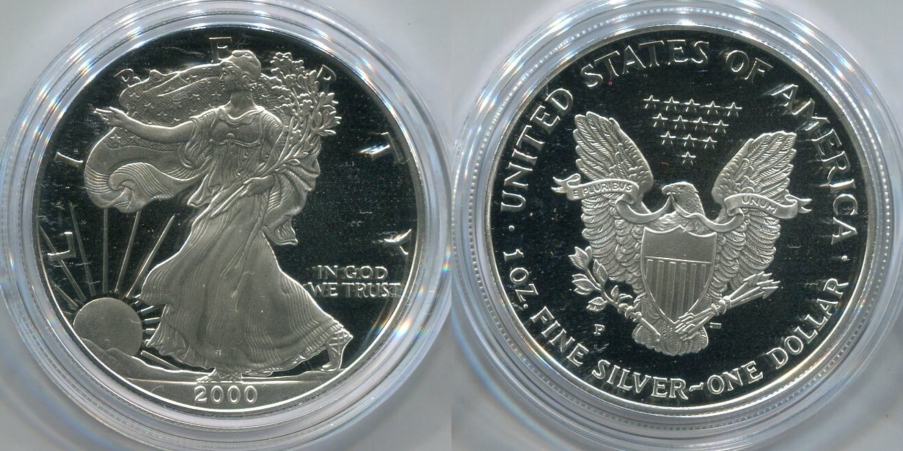 USA 1 Dollar 2000 ~ American Eagle ~ PP | MA-Shops