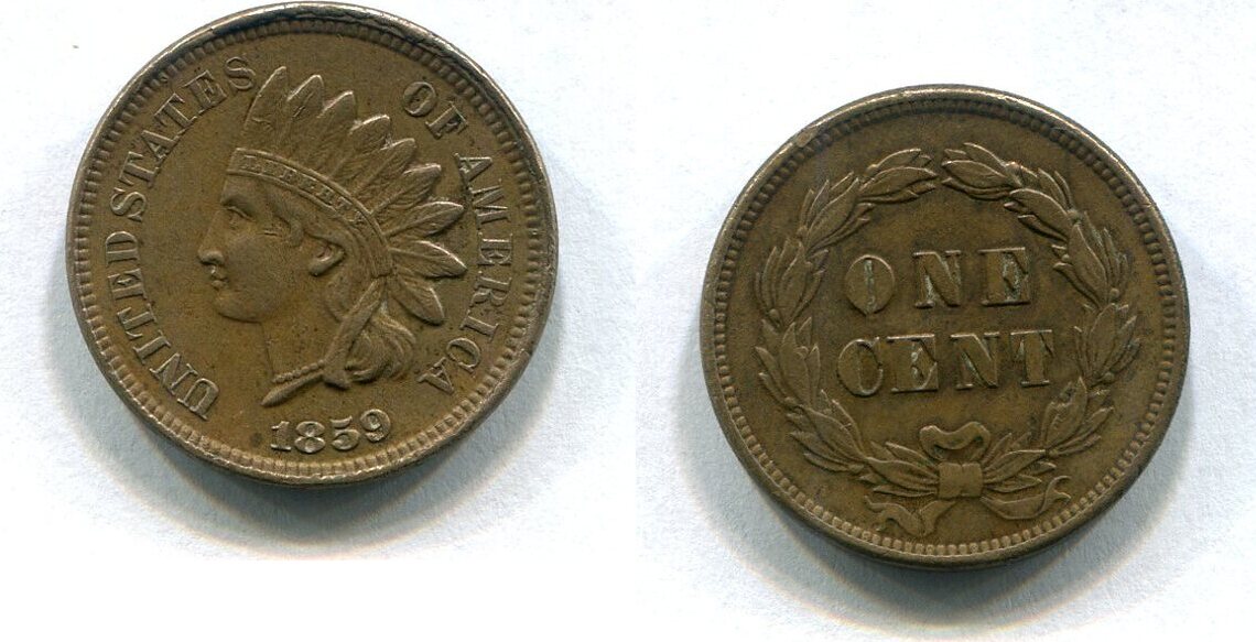 USA, One Cent 1859 ss/vz | MA-Shops