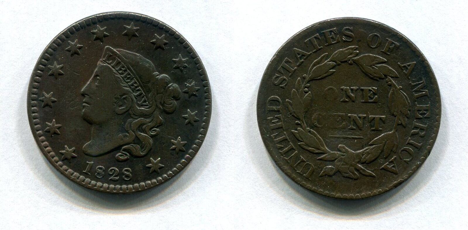 USA, One Cent 1828 s-ss | MA-Shops