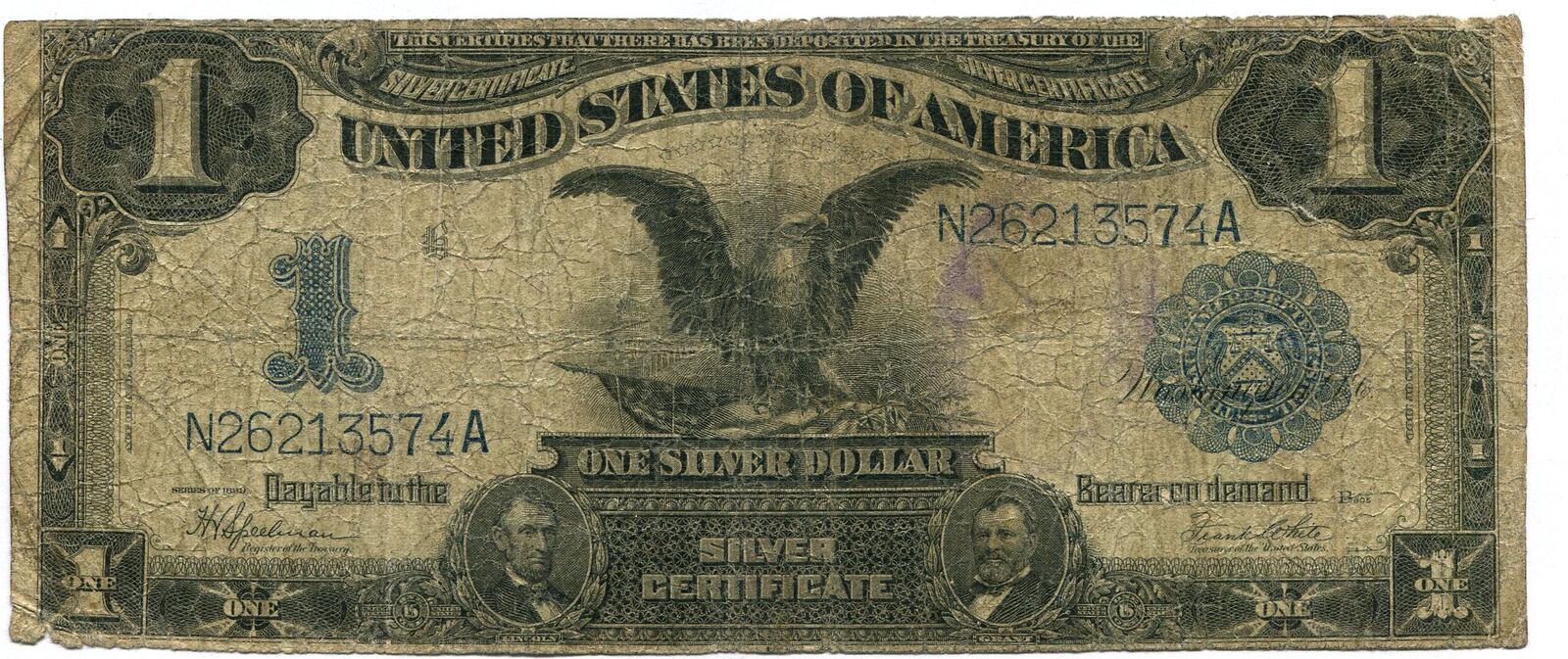USA, 1 Dollar 1899 stark gebraucht | MA-Shops